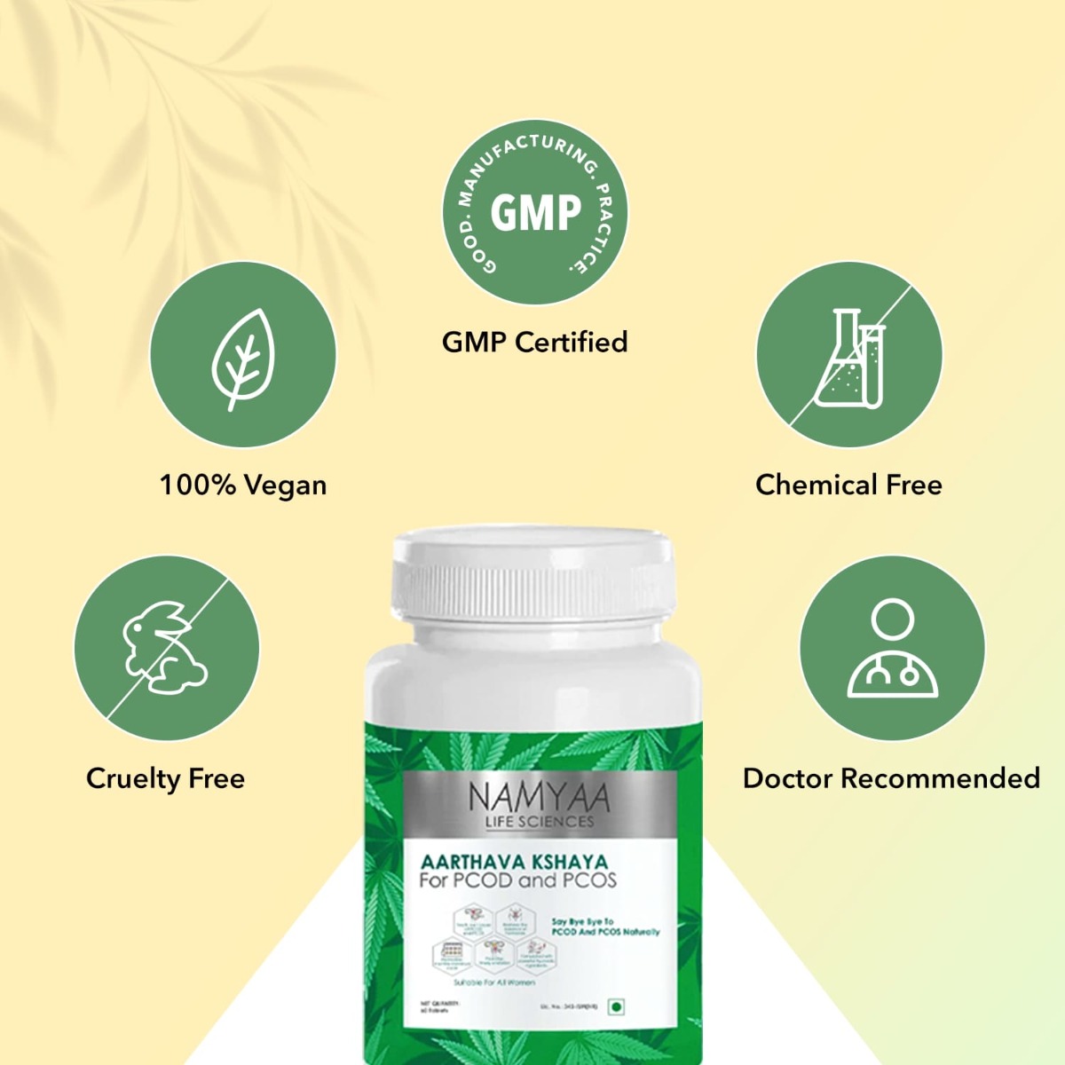 Namyaa Aarthava Kshaya for PCOD & PCOS, 60 Tablets Price, Uses, Side ...