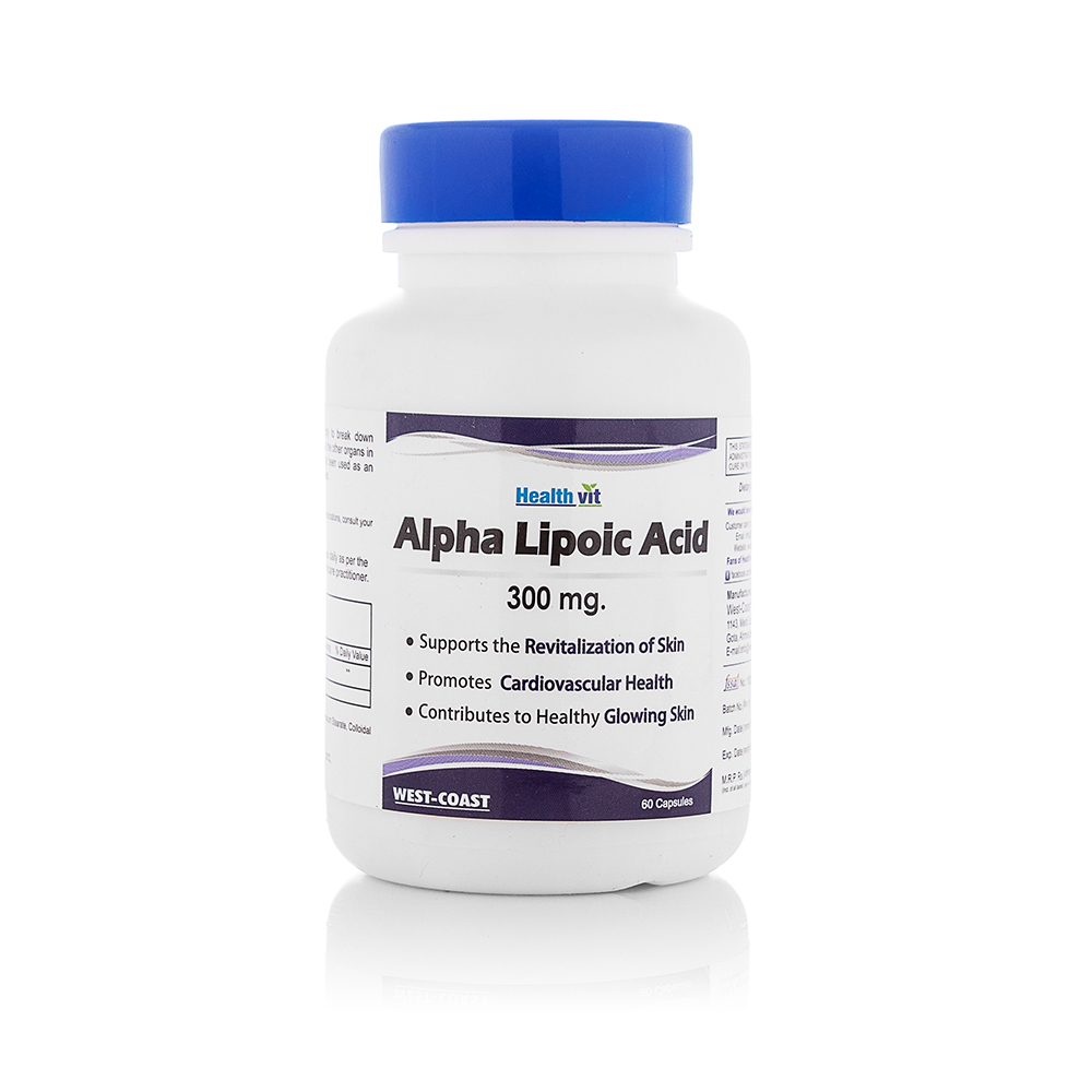 Healthvit Alpha Lipoic Acid 300mg, 60 Capsules Price, Uses, Side ...