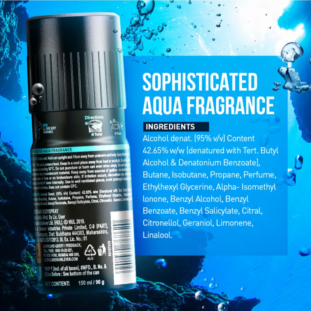 Axe Recharge Marine Splash Long Lasting Deodorant For Men, 150 ml Price ...