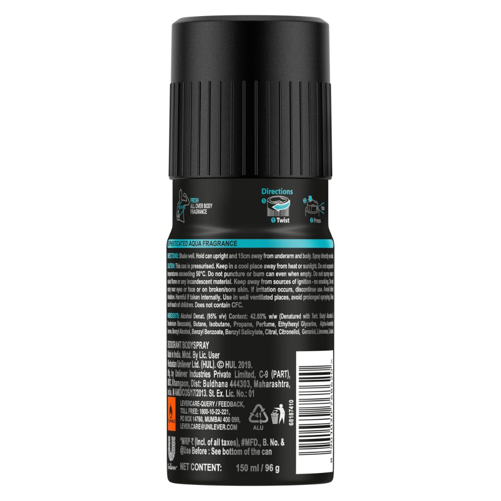 Axe Recharge Marine Splash Long Lasting Deodorant For Men, 150 ml Price ...