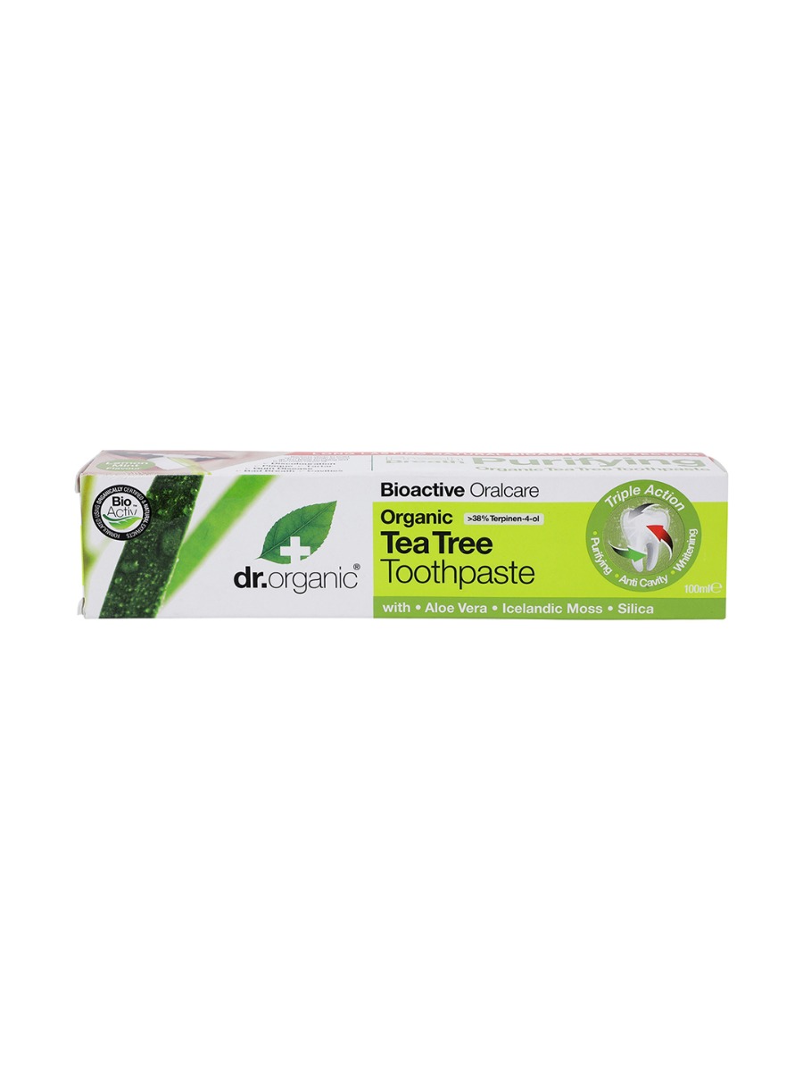 dr.organic Tea Tree Purifying Toothpaste, 100 ml Price, Uses, Side ...