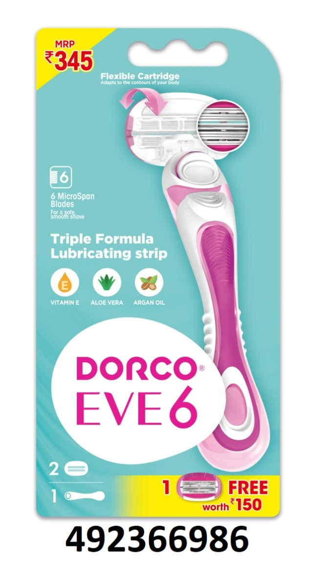 Dorco Eve 6 Razor+Cartridge, 2 Count Price, Uses, Side Effects ...