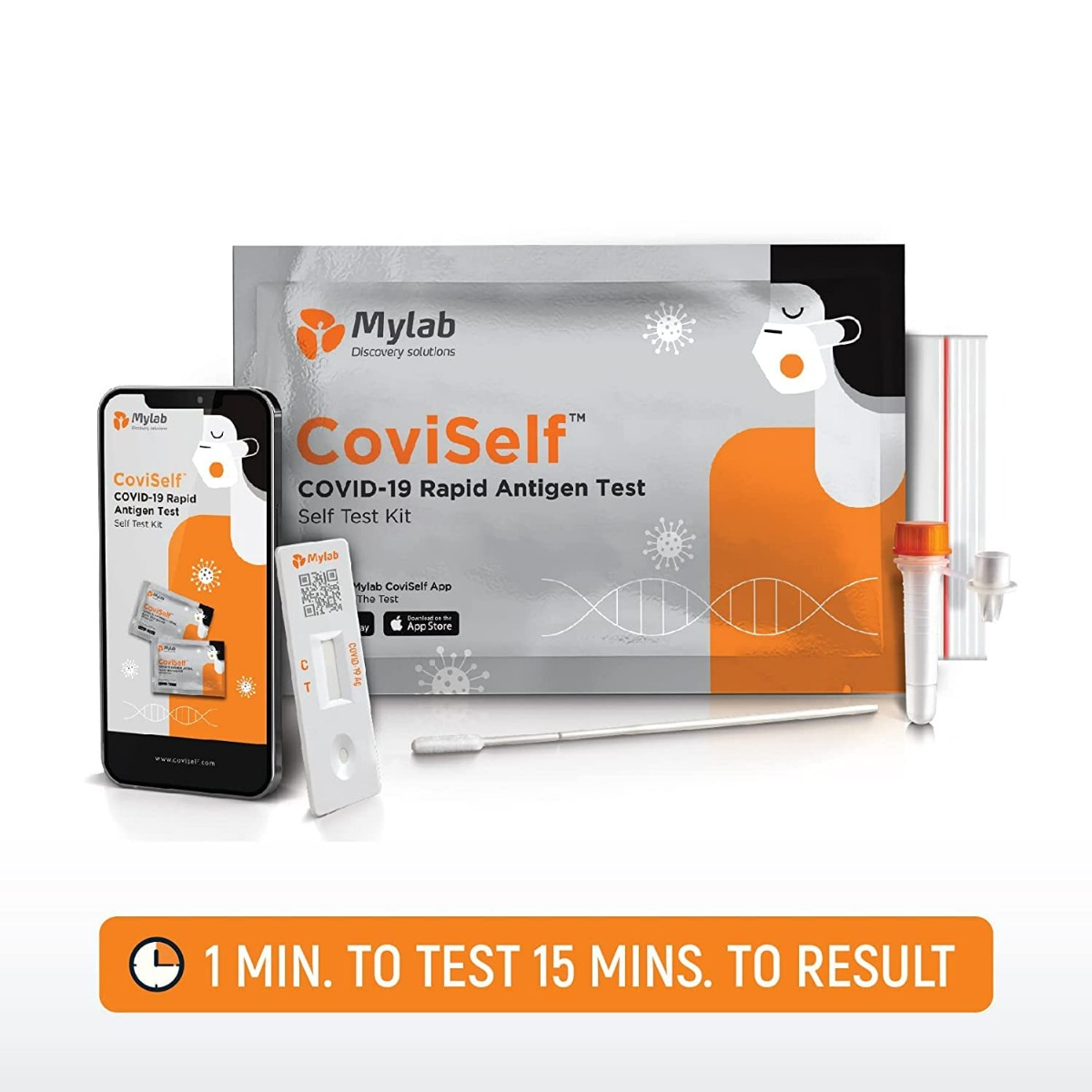 Mylab CoviSelf COVID-19 Rapid Antigen Self Test Kit, 1 Count Price ...