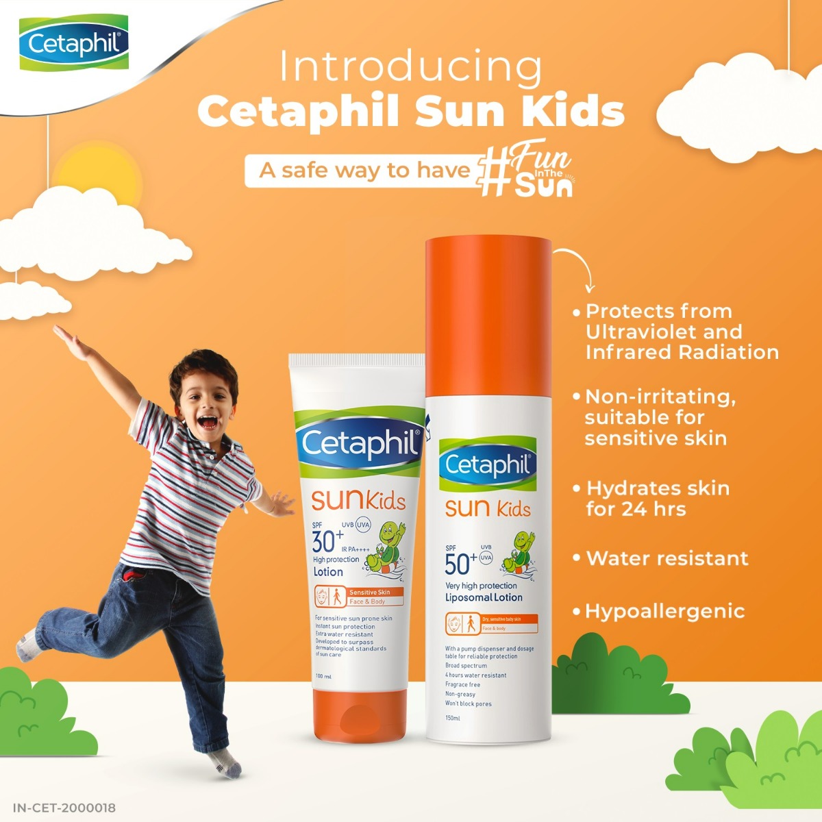 Cetaphil Sun Kids SPF 50+ Liposomal Lotion, 150 ml Price, Uses, Side ...