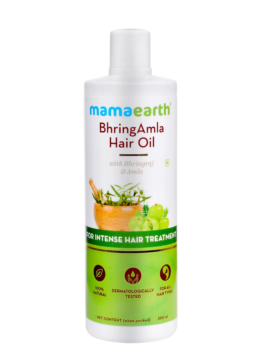 Mamaearth Bhring Amla Hair Oil, 250 ml Price, Uses, Side Effects ...