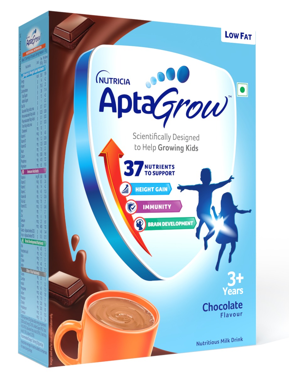 AptaGrow Chocolate Flavour Nutrition Drink Powder, 400 gm Price, Uses ...