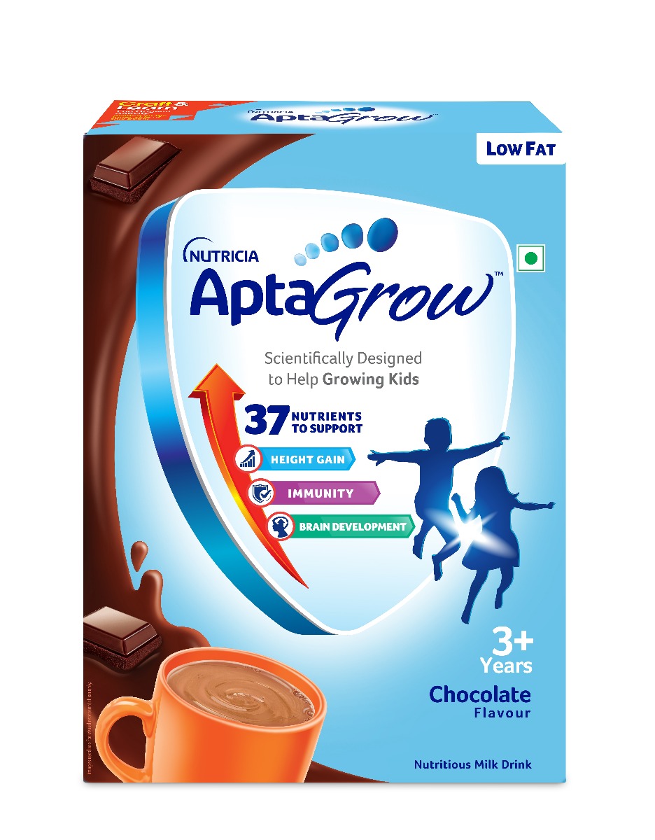 AptaGrow Chocolate Flavour Nutrition Drink Powder, 400 gm Price, Uses ...