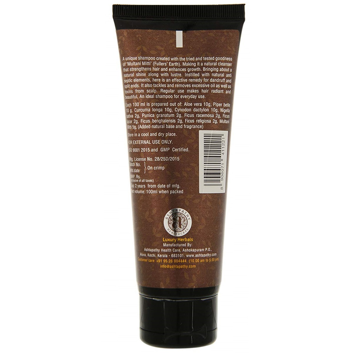 Ashtapathy Mud Shampoo, 100 ml Price, Uses, Side Effects, Composition ...