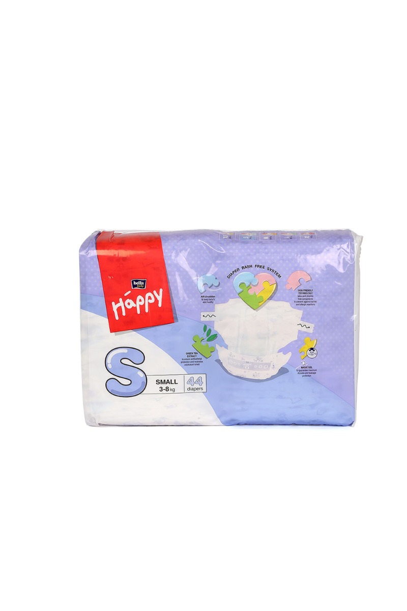 Bella Baby Happy Diapers Small, 44 Count Price, Uses, Side Effects ...
