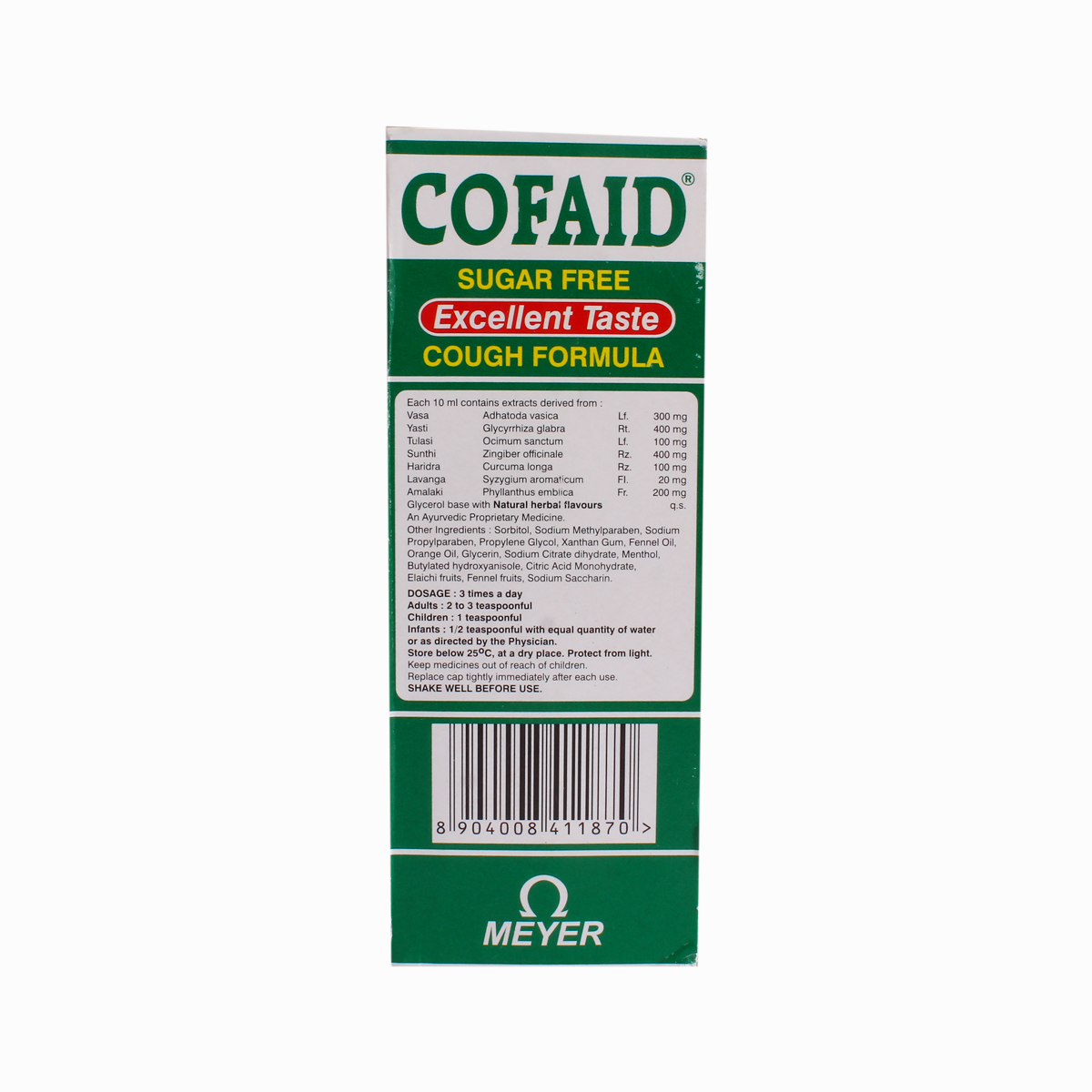 Cofaid Syrup, 100 ml Price, Uses, Side Effects, Composition - Apollo ...