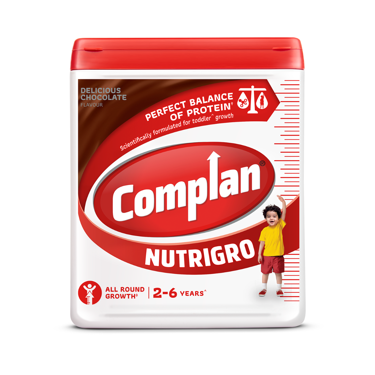 Complan Nutrigro Chocolate Flavour Nutrition Drink Powder, 400 gm Jar ...