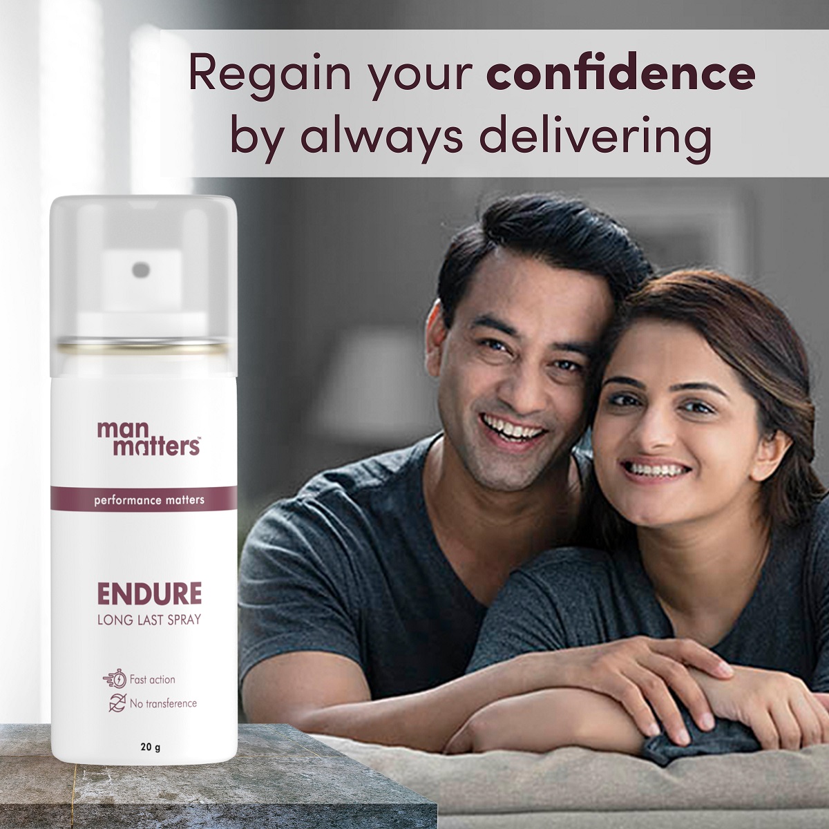 Man Matters Endure Long Last Spray, 20 ml Price, Uses, Side Effects ...