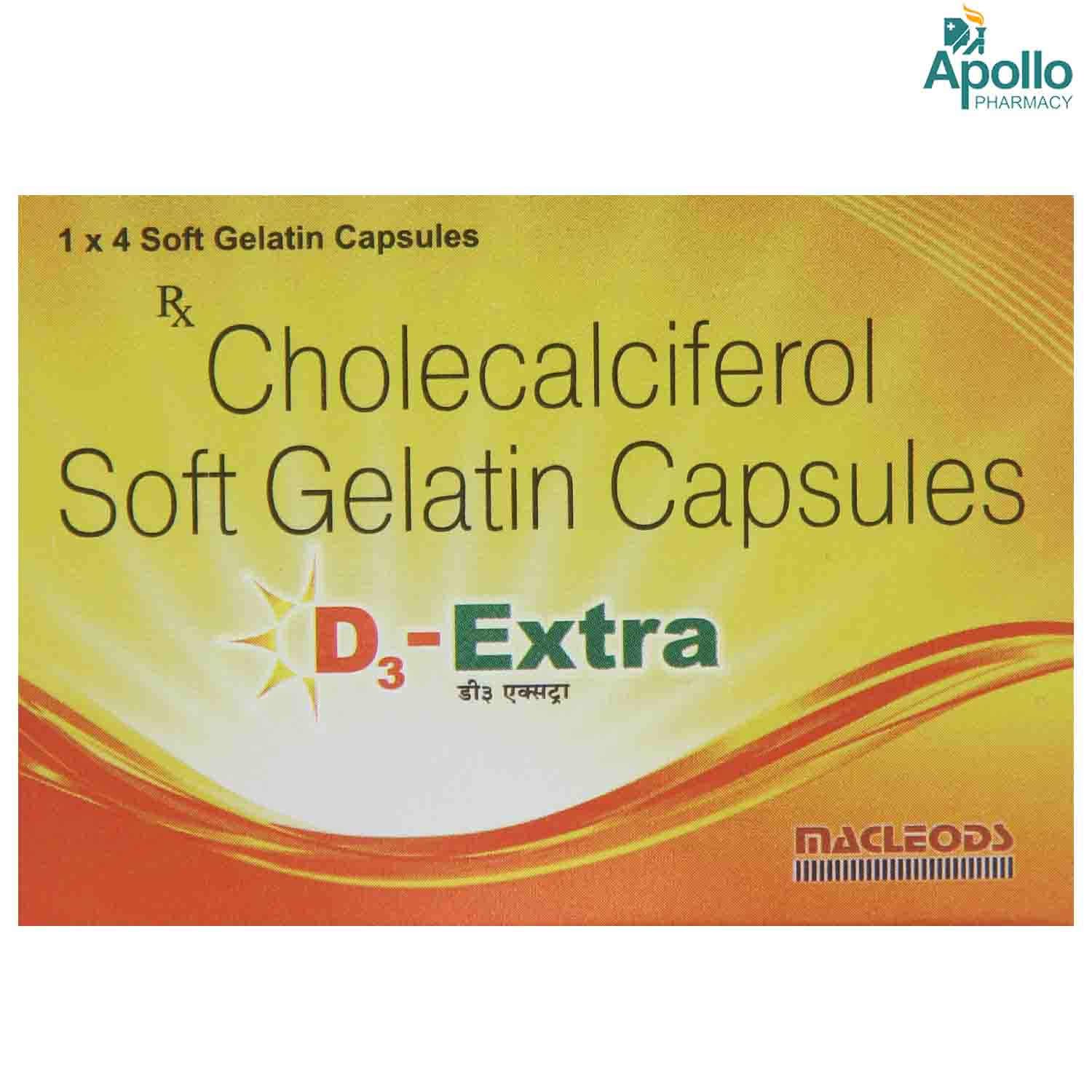 D3-Extra Capsule 4's Price, Uses, Side Effects, Composition - Apollo ...