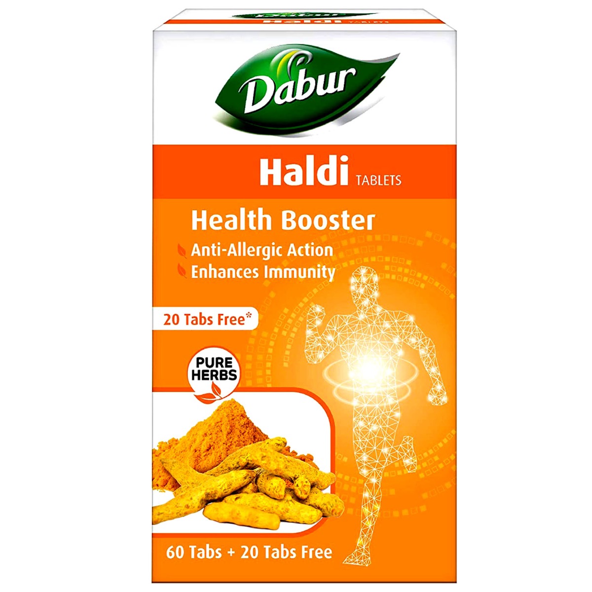 Dabur Haldi, 60 Tablets + 20 Tablets Free Price, Uses, Side Effects ...