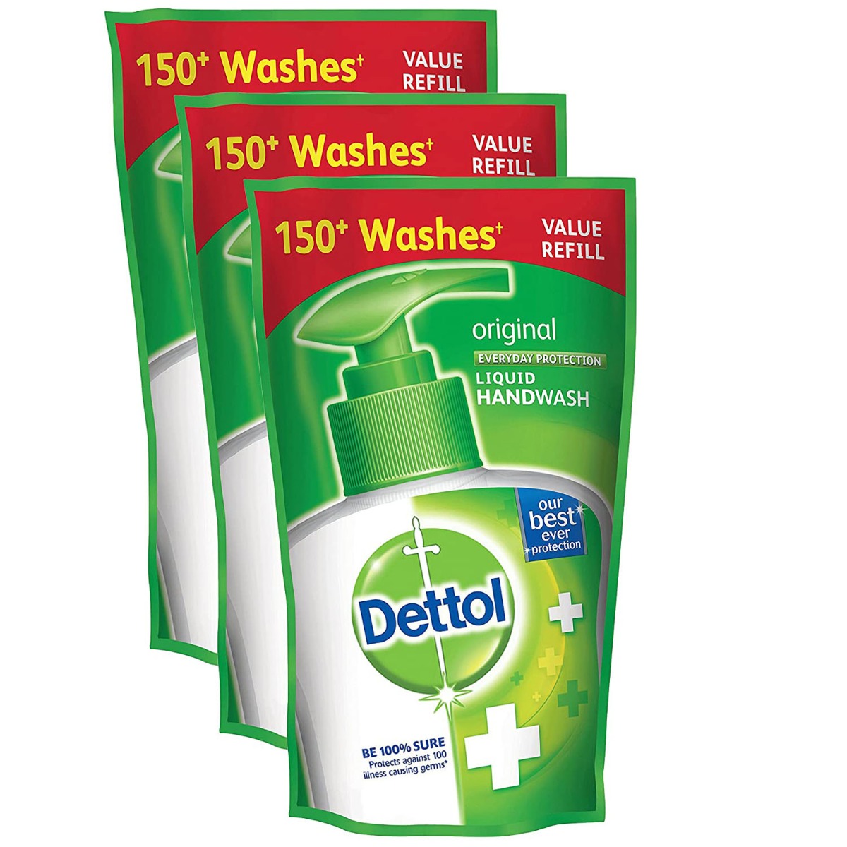 Dettol Orginal Hand Wash, 185 ml (3x185 ml) Price, Uses, Side Effects ...
