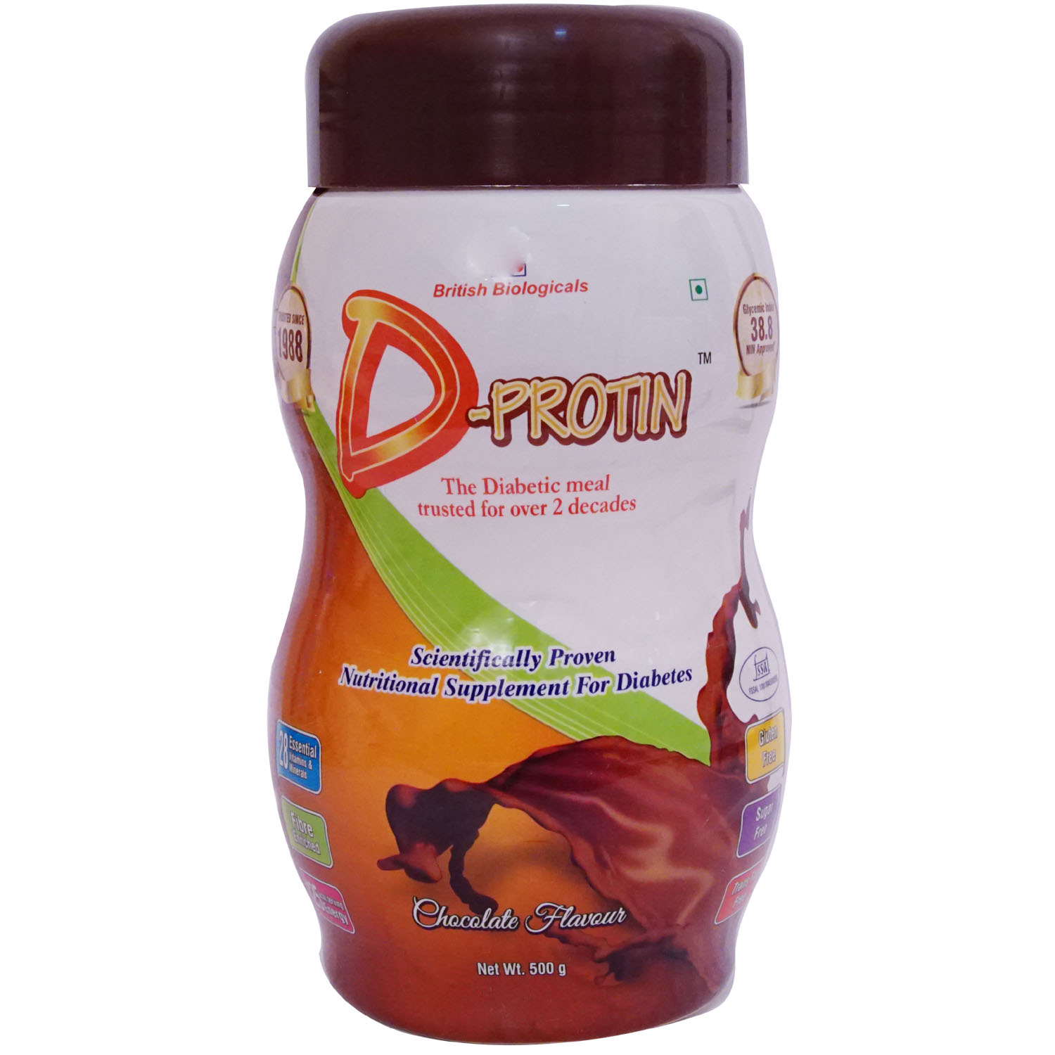 D-Protin Chocolate Flavoured Powder, 200 gm Jar Price, Uses, Side ...