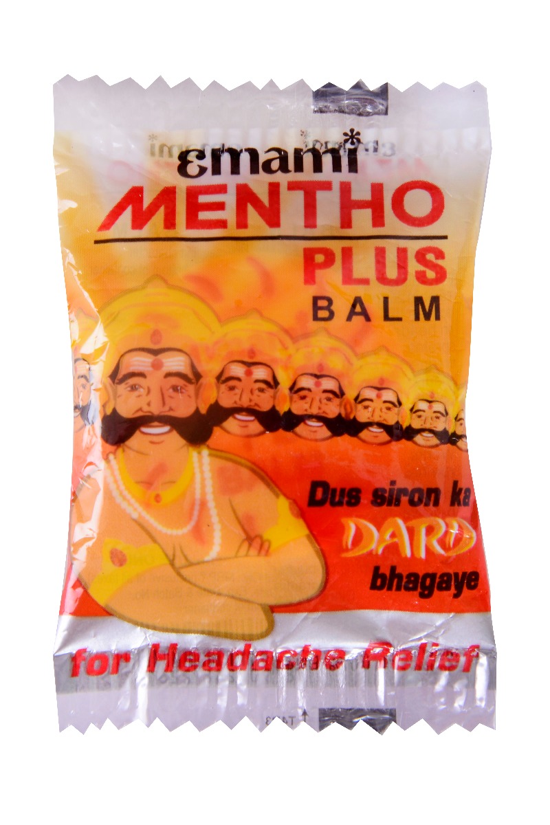 Emami Mentho Plus Balm, 9 ml (0.9 ml X 10 Sachets) Price, Uses, Side ...