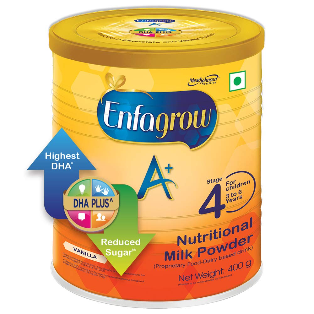 Enfagrow A+ Nutritional Vanilla Flavour Milk Powder, Stage 4, 2+ Years ...