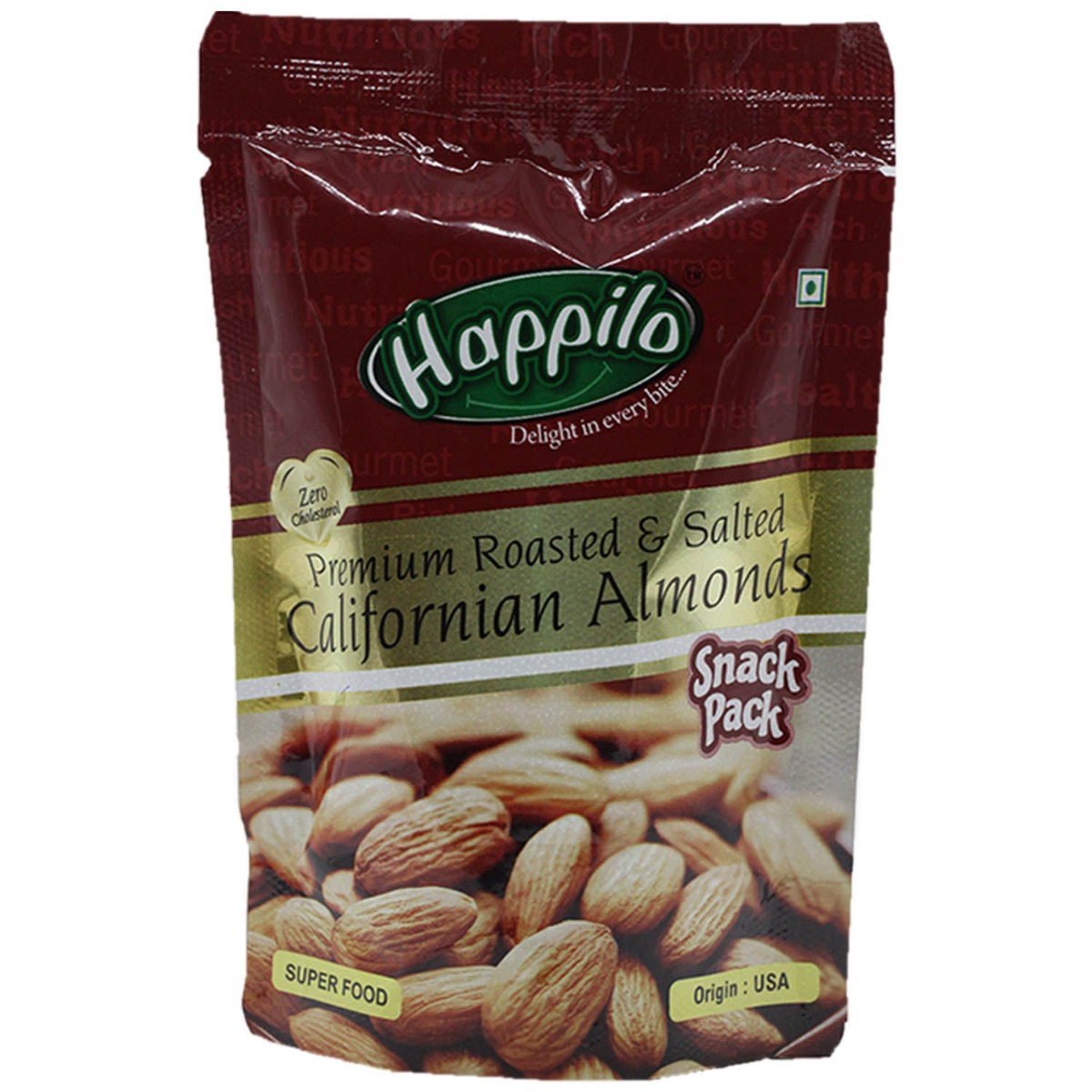 Happilo Premium Roasted Salted & Salted Californian Almonds, 200 gm ...