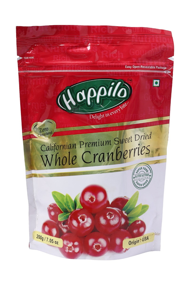 Happilo Premium American Whole Blueberry Cranberry Duet, 200 gm Price ...