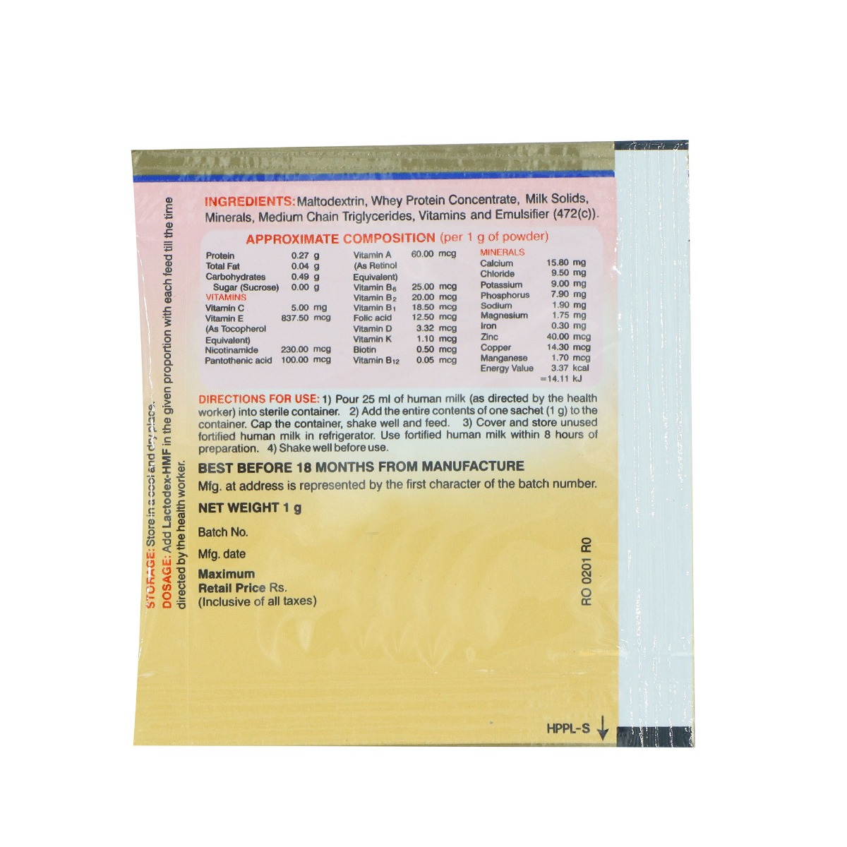Lactodex HMF Powder, 20 gm (1 gm X 20 Sachets) Price, Uses, Side ...