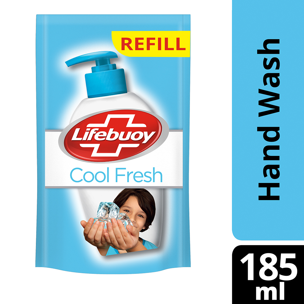 Lifebuoy Cool Fresh Menthol Germ Protection Handwash, 555 ml (3 x 185 ...
