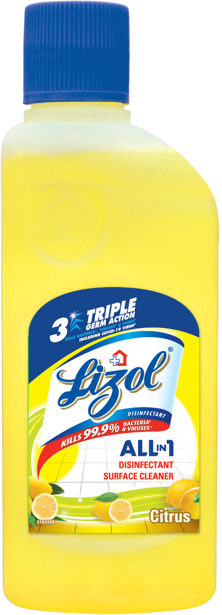 Lizol All in one Disinfectant Surface Cleaner Citrus, 200 ml Price ...