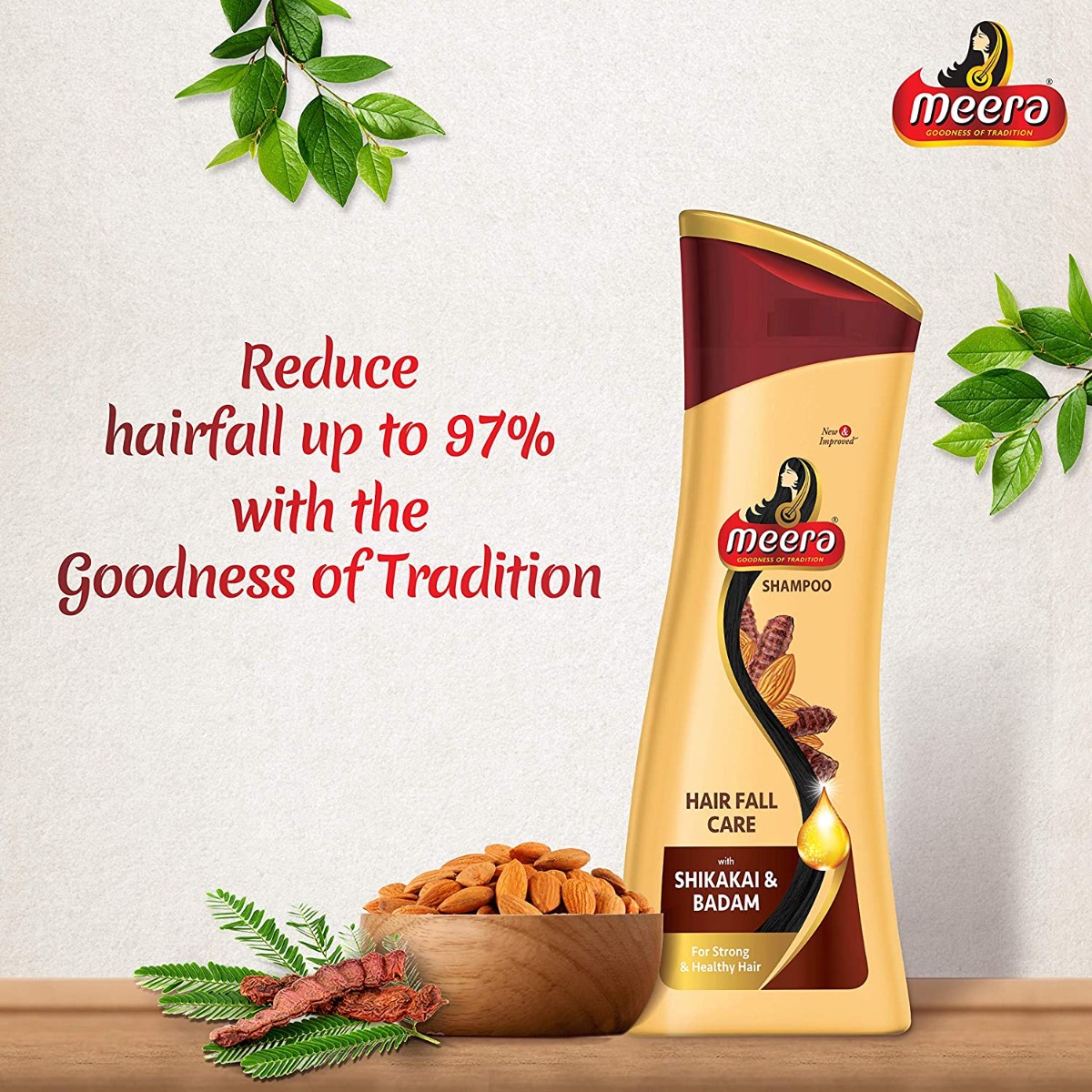 Meera Shampoo with Shikakai & Badam, 100 ml Price, Uses, Side Effects ...