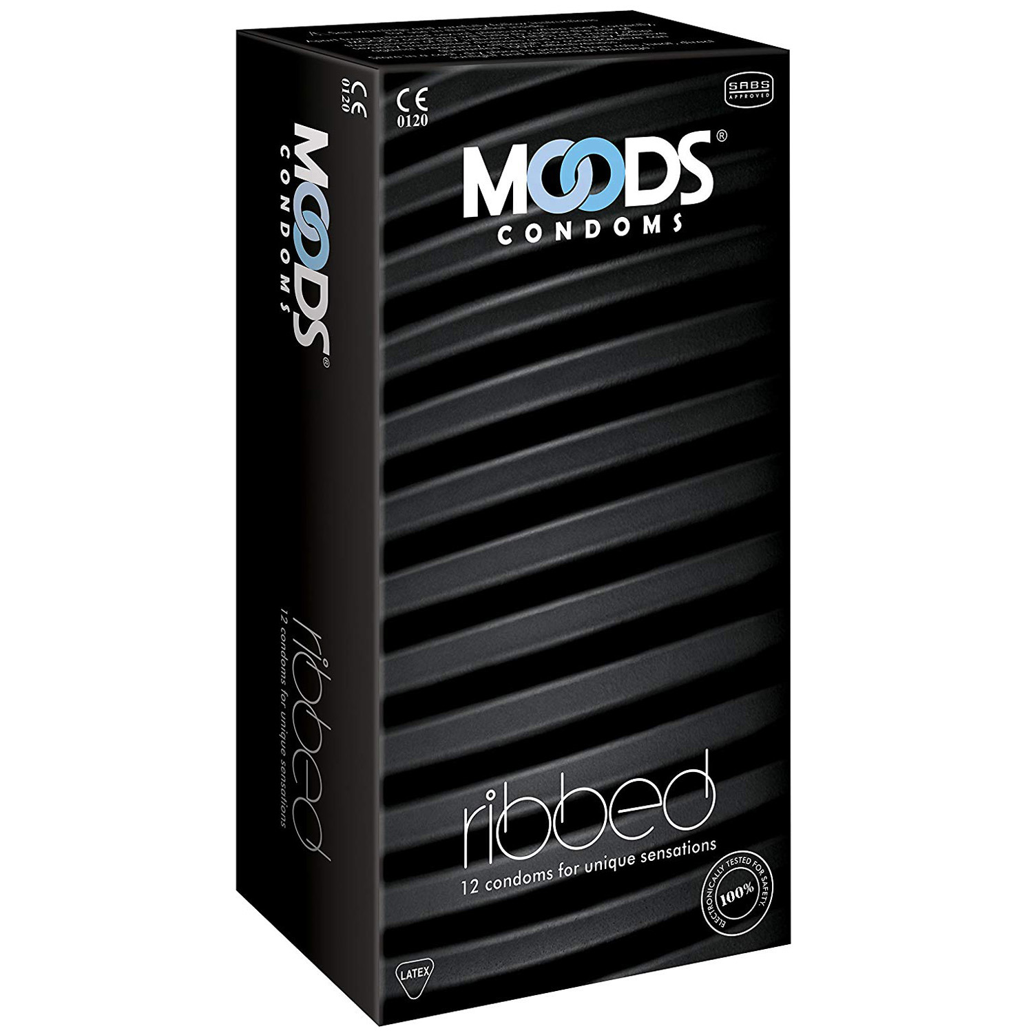Moods Ribbed Condoms, 12 Count Price, Uses, Side Effects, Composition ...