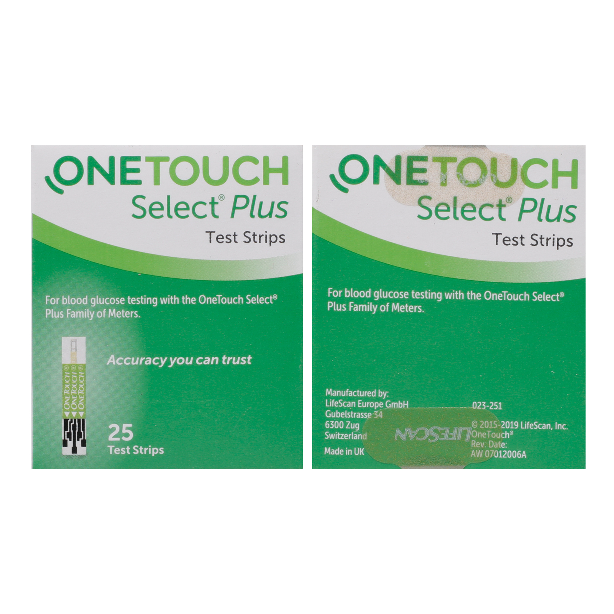 OneTouch Select Plus Test Strips, 25 Count Price, Uses, Side Effects ...