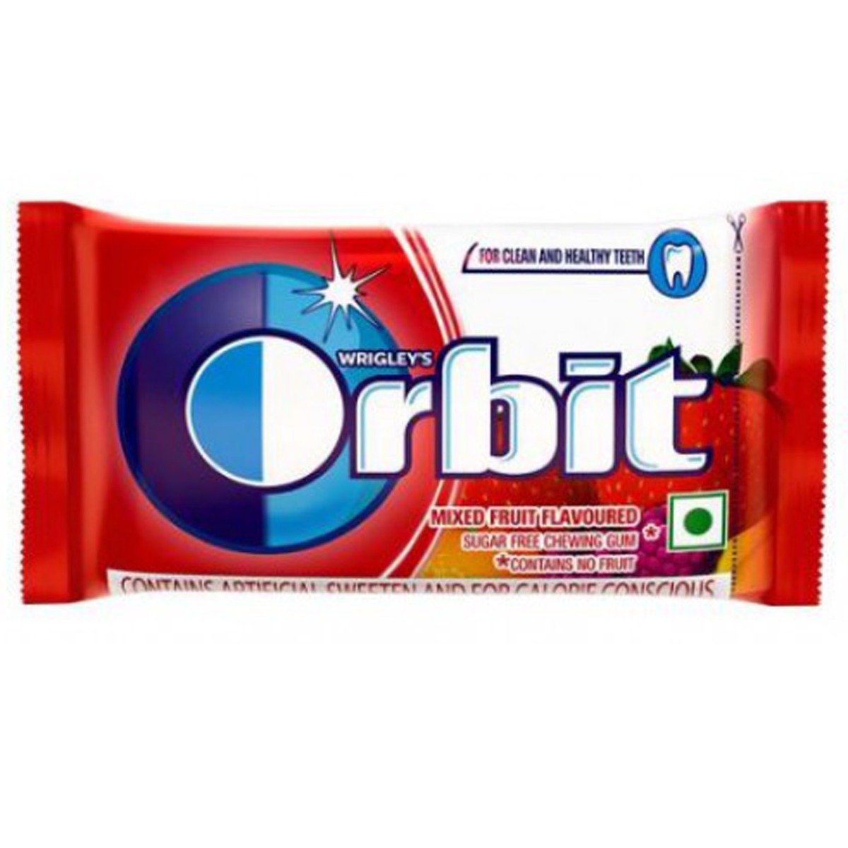 Wrigley's Orbit Mixed Fruit Sugar Free Chewing Gum, 4.4 gm Price, Uses ...