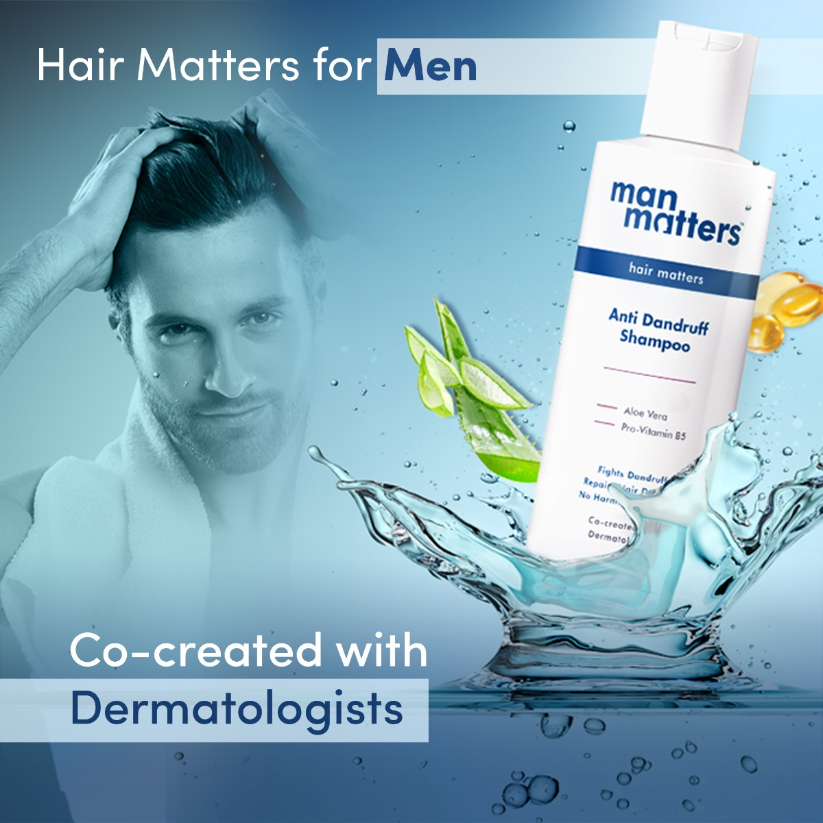 Man Matters Anti Dandruff Shampoo, 100 ml Price, Uses, Side Effects ...