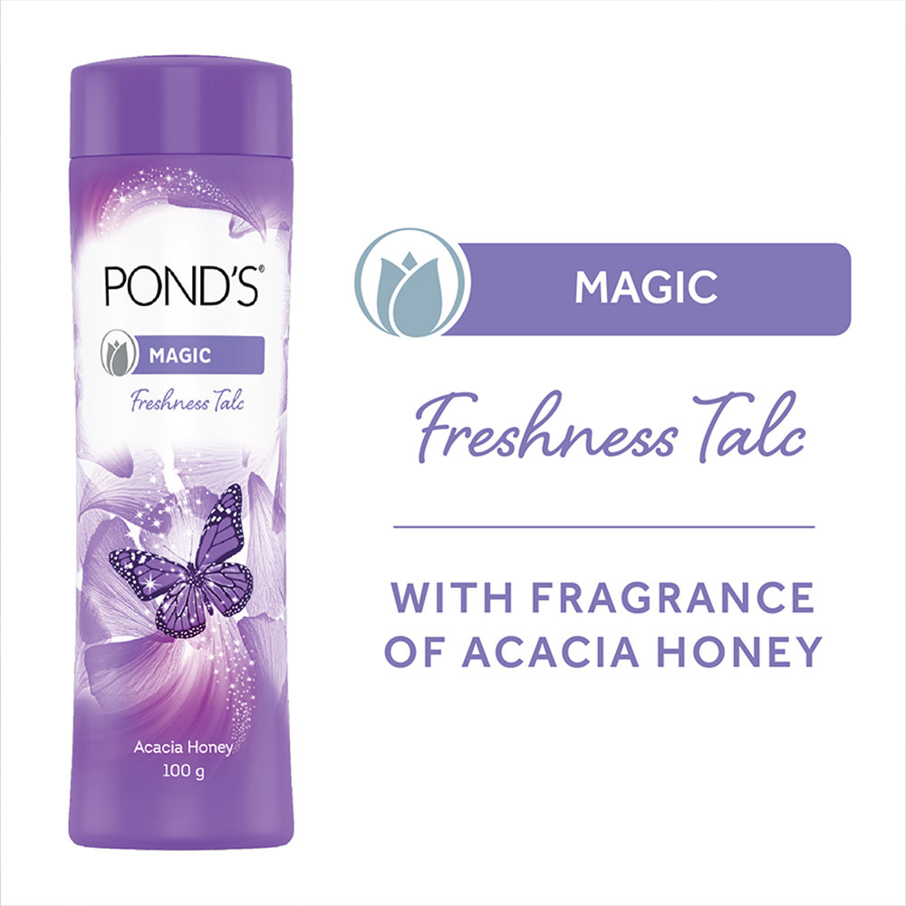 Ponds Magic Acacia Honey Freshness Talc Powder, 100 gm Price, Uses ...