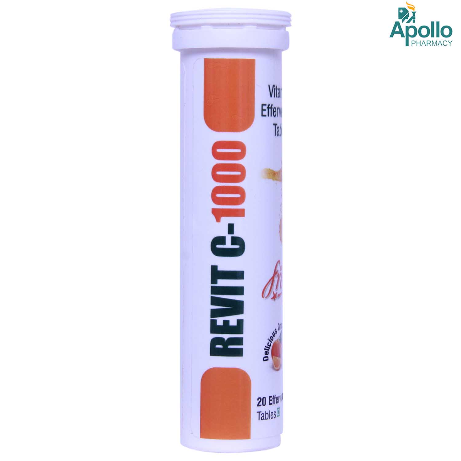 Revit C-1000 Sugar Free Orange Effervescent Tablet 20's Price, Uses ...