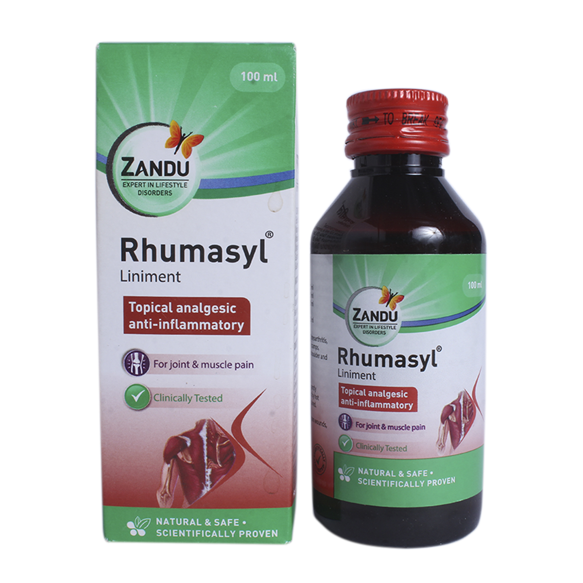 Zandu Rhumasyl Liniment 100 ml Price, Uses, Side Effects, Composition ...