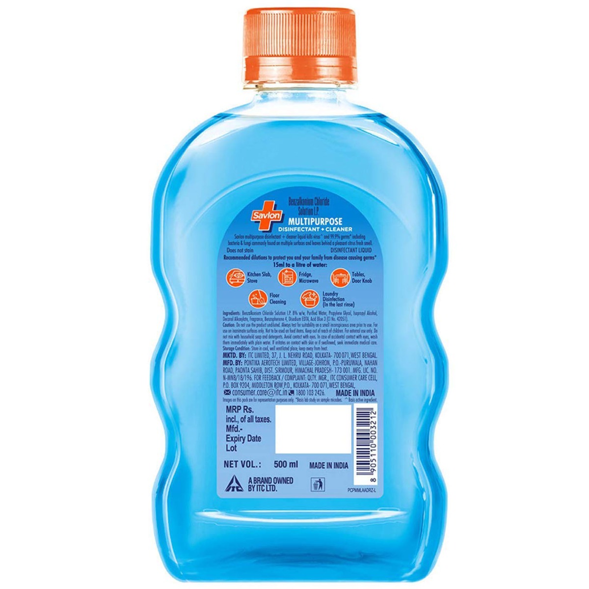 Savlon Multi Purpose Disinfectant Liquid, 500 ml Price, Uses, Side ...