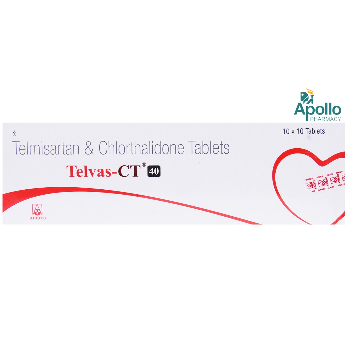 Telvas-CT 40 Tablet 10's Price, Uses, Side Effects, Composition ...