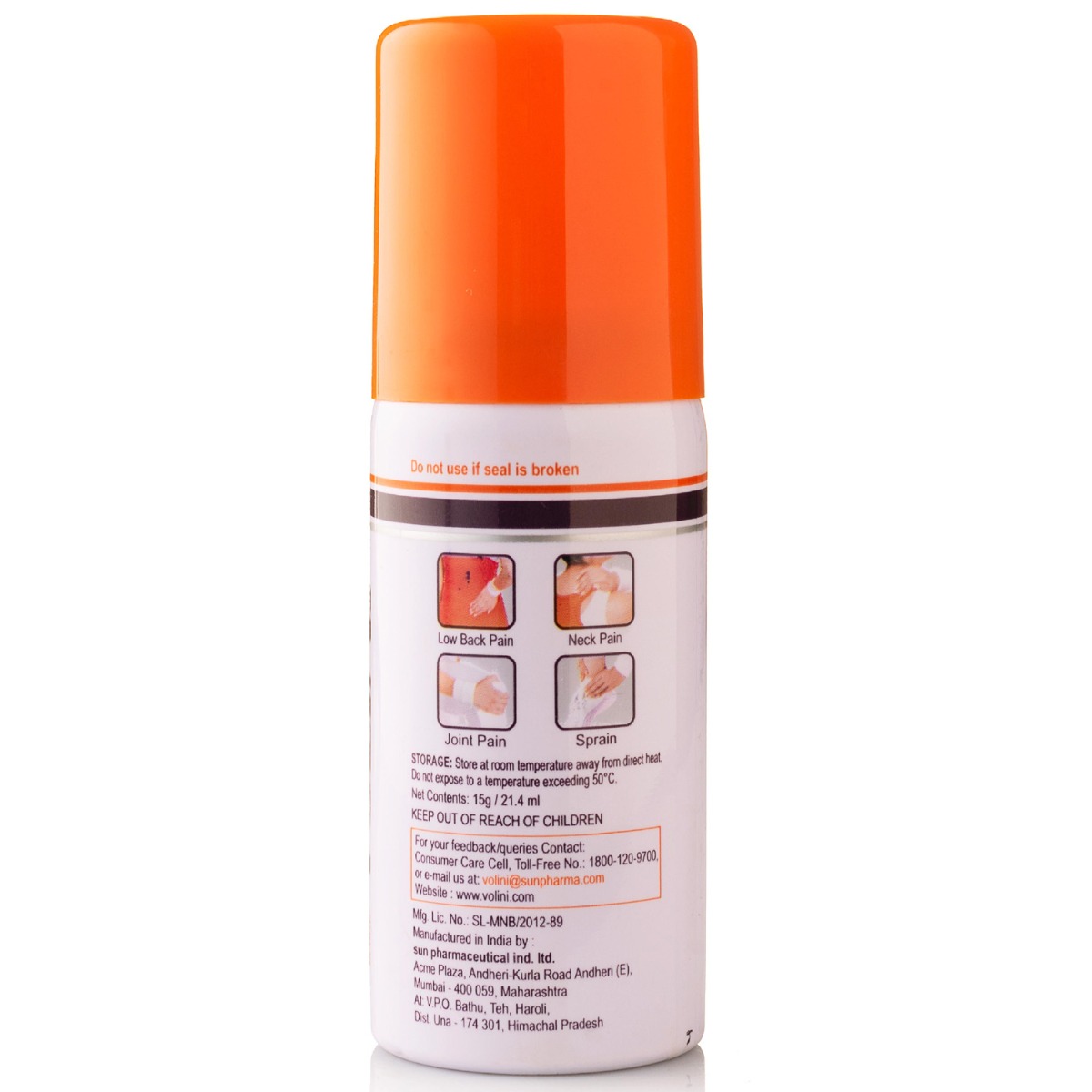 Volini Pain Relief Spray 15 gm Price, Uses, Side Effects, Composition ...