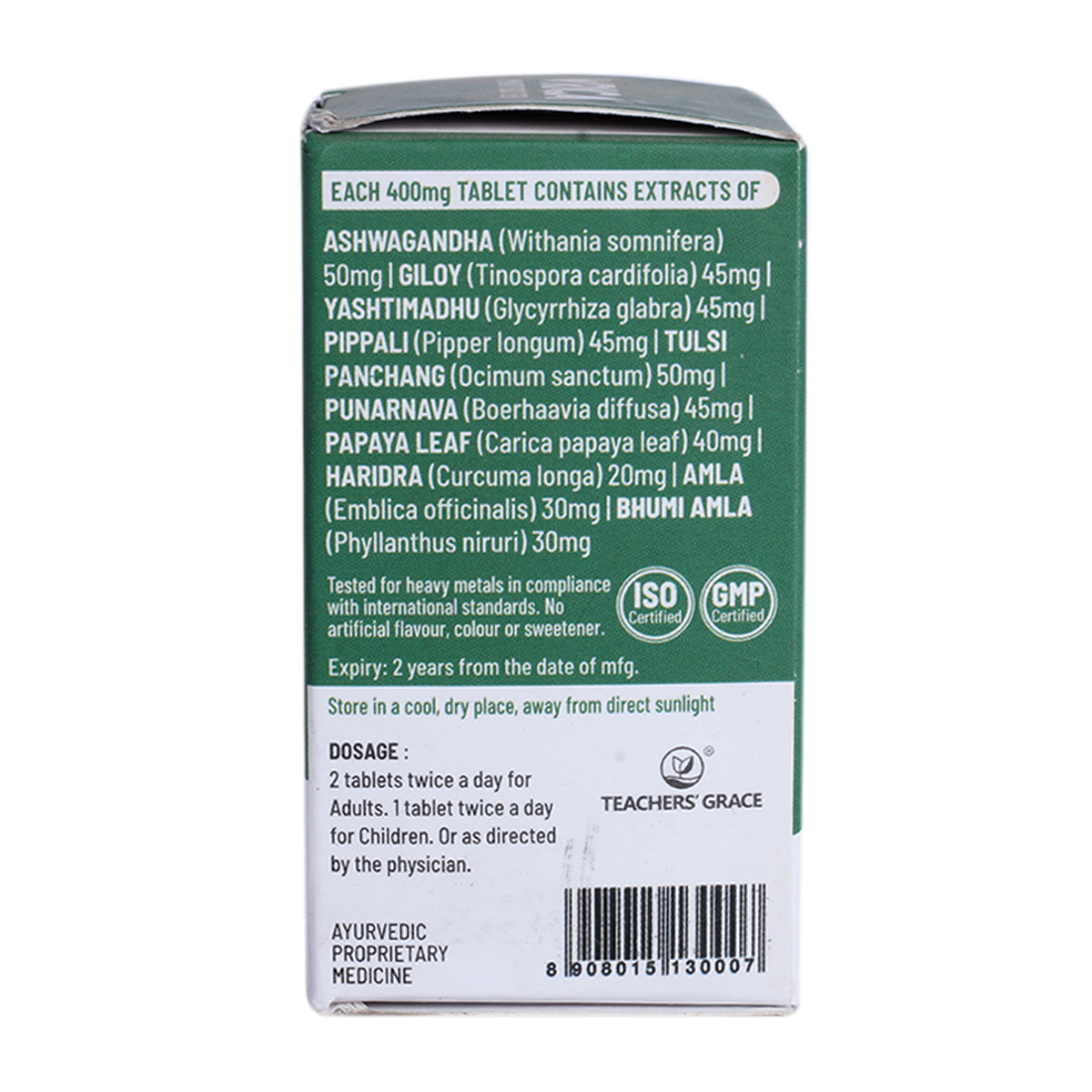 Teachers' Grace Wrica Immunity Booster, 60 Tablets Price, Uses, Side ...